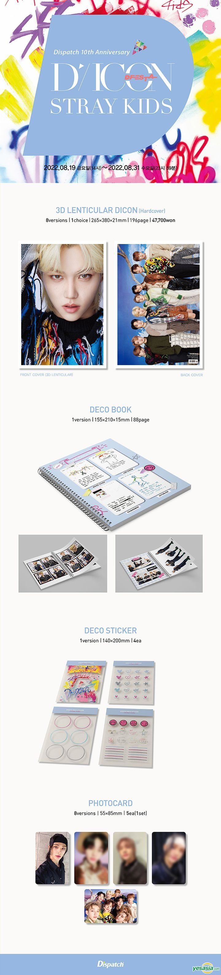 YESASIA: Dispatch 10th Anniversary DICON D’FESTA STRAY KIDS : 04 ...
