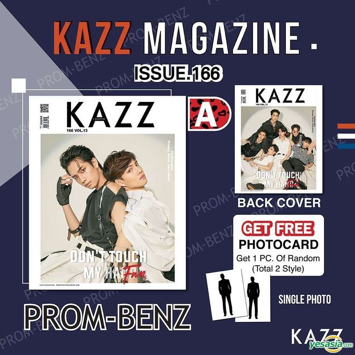 YESASIA: KAZZ Vol. 166 - Prom & Benz (Cover A) PHOTO/POSTER,PHOTO ALBUM ...