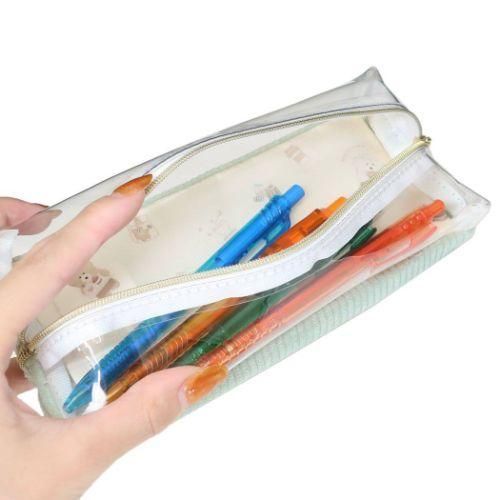 YESASIA: Bear Clear Pen Pouch - Q-LiA - Lifestyle & Gifts - Free ...