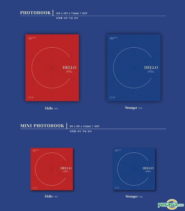 YESASIA: CIX EP Album Vol. 1 - 'HELLO' Chapter 1. Hello, Stranger ...