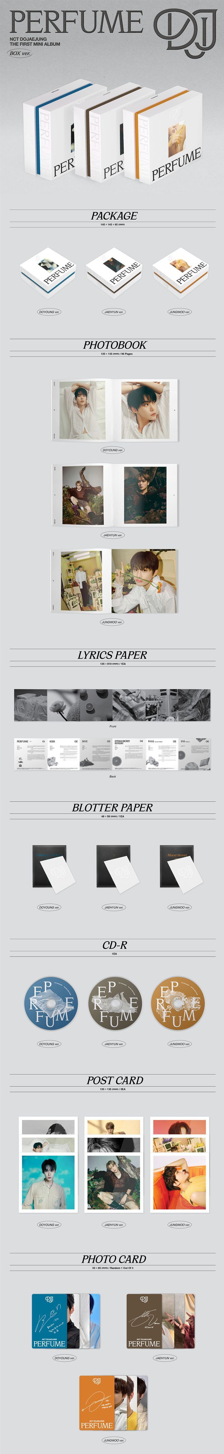 YESASIA: NCT DOJAEJUNG Mini Album Vol. 1 - PERFUME (Box Version) (Set Version) CD - NCT ...