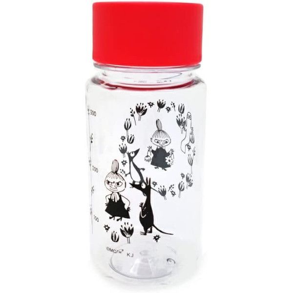YESASIA: MOOMIN Plastic Clear Water Bottle 380ml (Wreath) - Kamio Japan ...