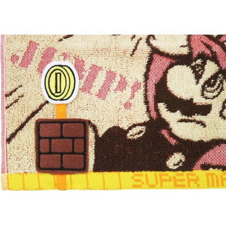 YESASIA: Super Mario Hand Towel (25×25cm) (Break Block) - Marushin ...