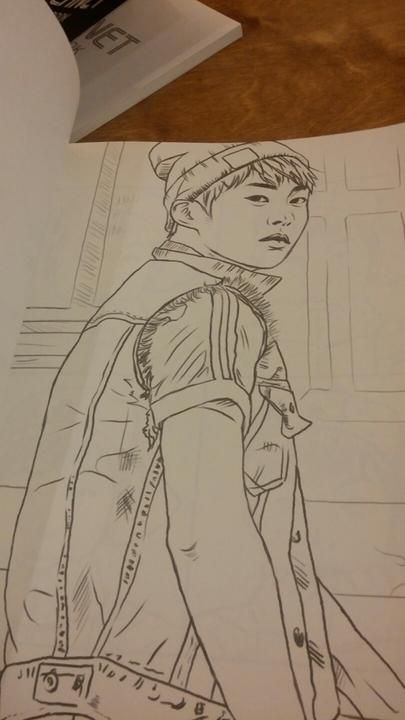 YESASIA: EXO - EXOPLANET Coloring Book GROUPS,Celebrity Gifts,PHOTO ...