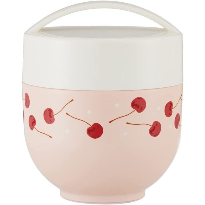 YESASIA: Dot & Cherry Thermal Lunch Box 540ml (Pink) - Skater ...