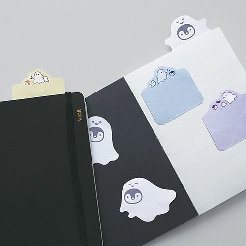 YESASIA: EL COMMUN Little Ghost Sticky Memopad (creep) - - Lifestyle ...