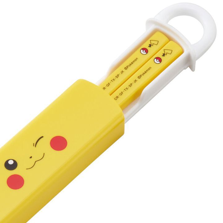 YESASIA: Image Gallery - Pokemon Chopsticks with Case 16.5cm (Pikachu Face)