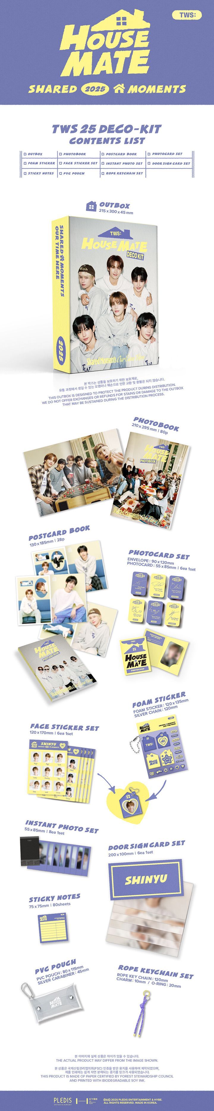 YESASIA : TWS - 2025 DECO KIT 海報/寫真集,組合,男明星,Celebrity Gifts,精品 - TWS, Pledis Entertainment - 韓國 ...