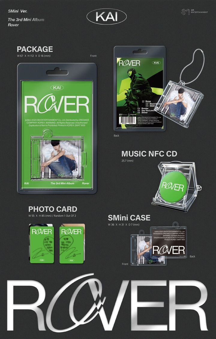 YESASIA : EXO: KAI Mini Album Vol. 3 - Rover (SMini Version) (Smart ...