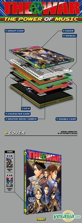 YESASIA: EXO Vol. 4 Repackage - THE WAR: The Power of Music (Korean Version) CD - EXO, SM ...