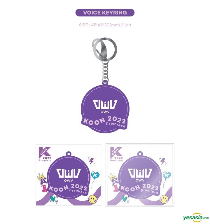 YESASIA: KCON 2022 Premiere OFFICIAL MD - VOICE KEYRING (JO1) GIFTS ...