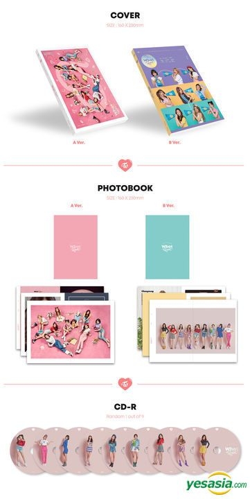 YESASIA: TWICE Mini Album Vol. 5 - WHAT IS LOVE? (B Version) CD - Twice (Korea), JYP ...