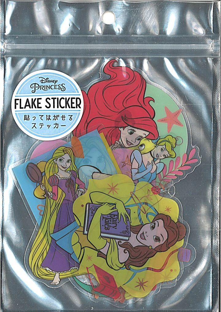 YESASIA: Disney Princess Flake Stickers Set (12 Pieces) - S&C ...