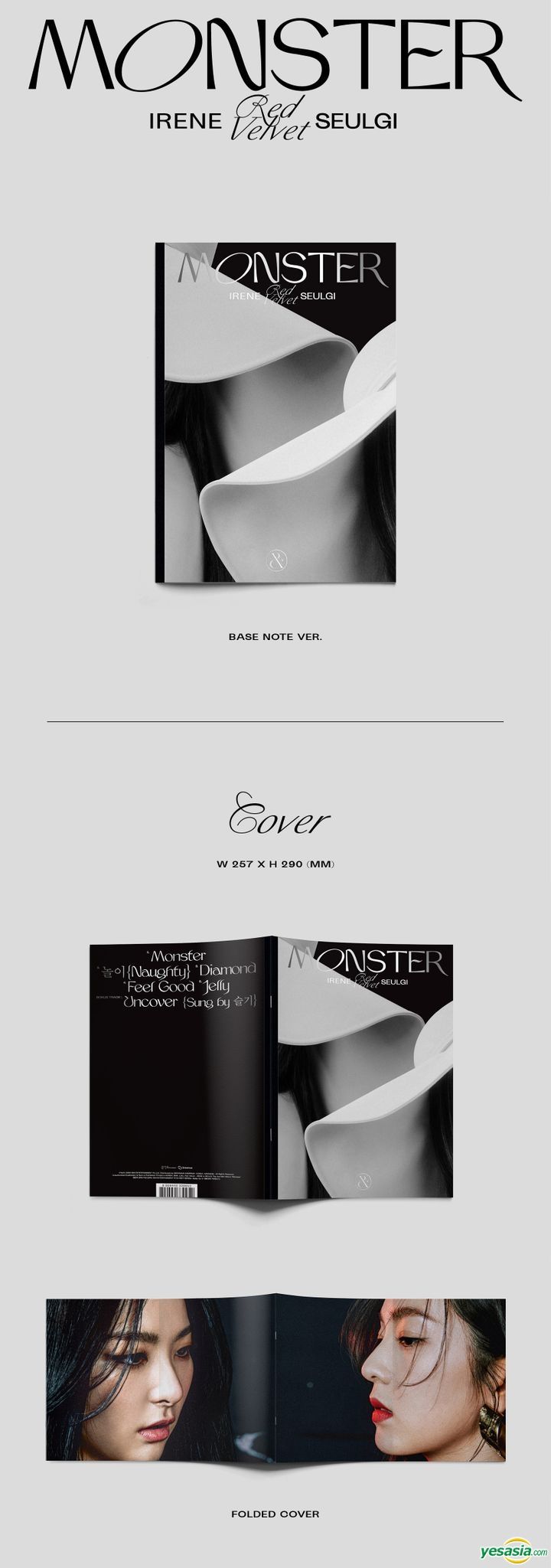YESASIA: Red Velvet - IRENE & SEULGI Mini Album Vol. 1 - Monster (Base Note Version) CD - Red ...