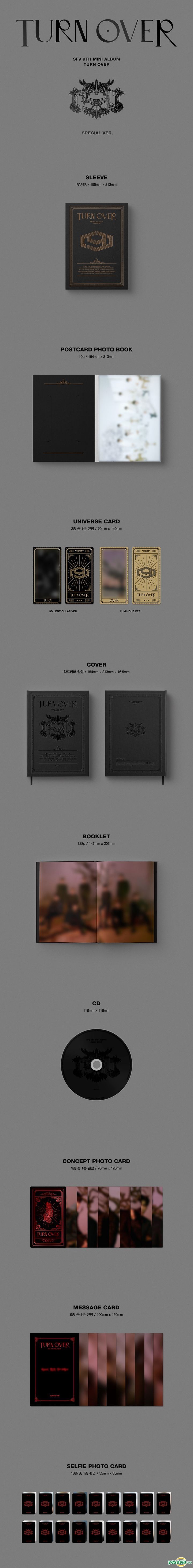 YESASIA: SF9 Mini Album Vol. 9 - Turn Over (Special Version) (Random ...