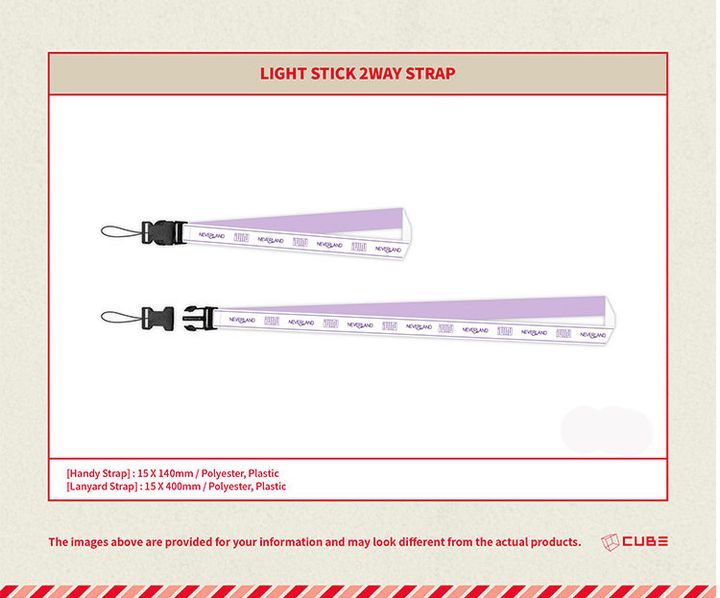YESASIA: (G)I-DLE Official Light Stick (Version 2) 2-Way Strap GIFTS ...