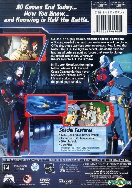YESASIA: G.I. Joe: Resolute (DVD) (US Version) DVD - Hasbro - Western ...