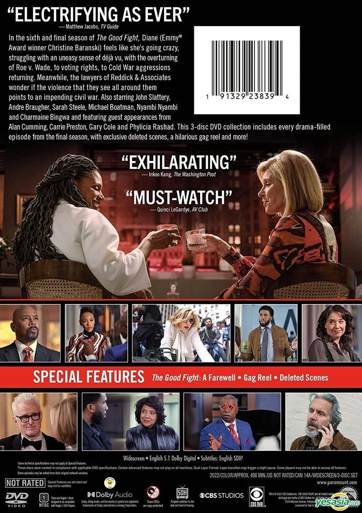 YESASIA: The Good Fight (DVD) (Ep. 1-10) (Season 6, Final Season) (US ...