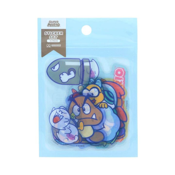 YESASIA: Super Mario Stickers Set - SUN-STAR Stationery - Lifestyle ...