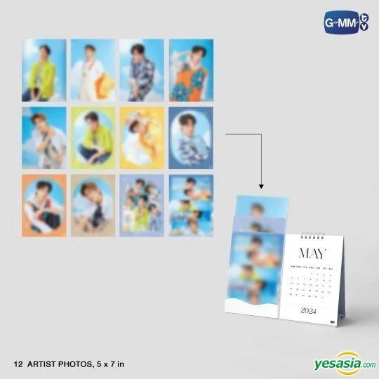 YESASIA: LYKN : Official Calendar 2024 CALENDAR,Celebrity Gifts,PHOTO ...