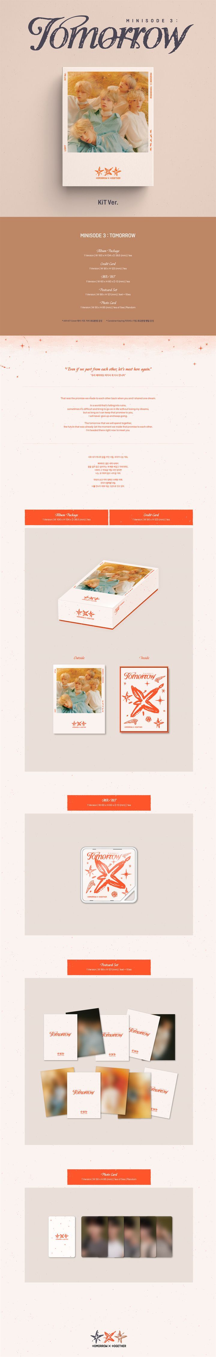 YESASIA : TXT Mini Album Vol. 6 - minisode 3: TOMORROW (KiT Version ...