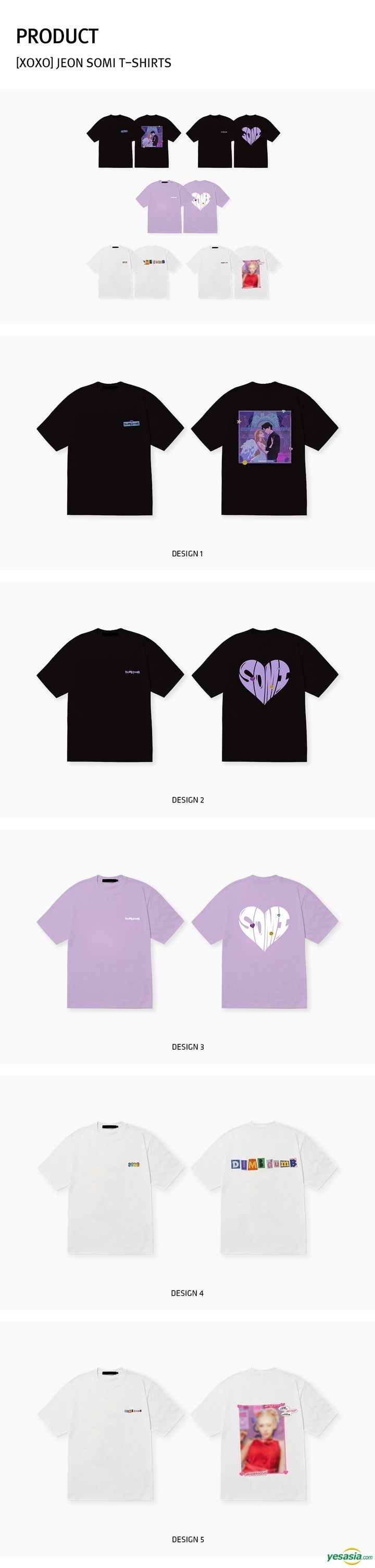 YESASIA: Jeon Somi - 'XOXO' T-shirt (Design 5) (Large) Celebrity Gifts ...