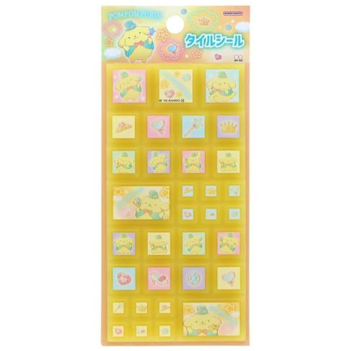 YESASIA: Sanrio Characters Tile Sticker (Pompompurin) - SUN-STAR ...