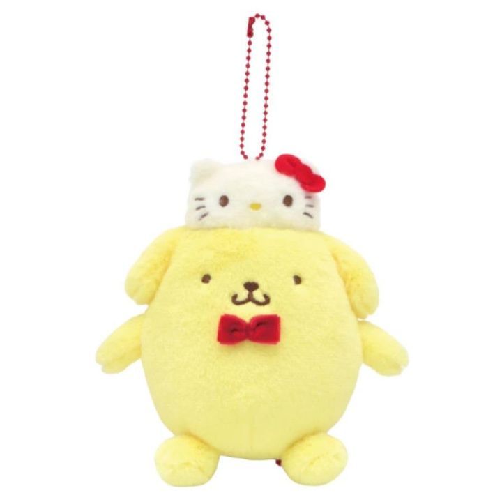 YESASIA: Pompompurin Plush Toy with Keychain (Hello Kitty 50th ...
