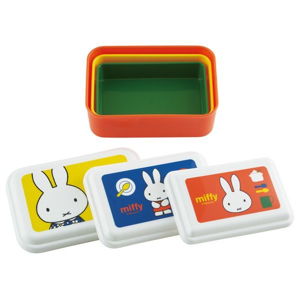 YESASIA: Image Gallery - Miffy Seal Food Container Set (3 Pieces)