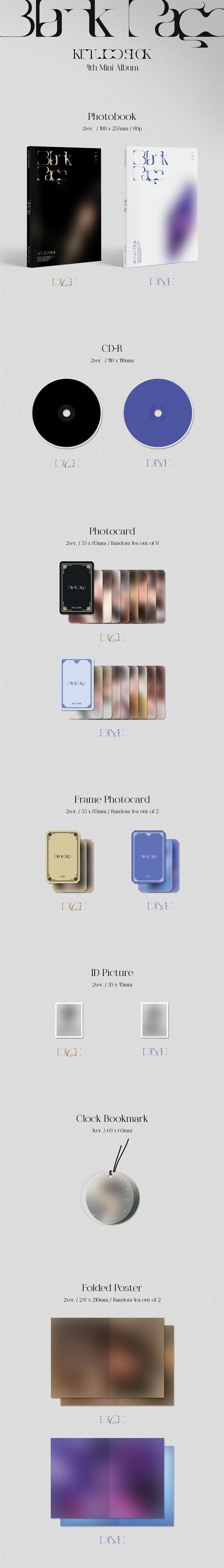 YESASIA: Kim Woo Seok Mini Album Vol. 4 - Blank Page (Dice Version) CD ...