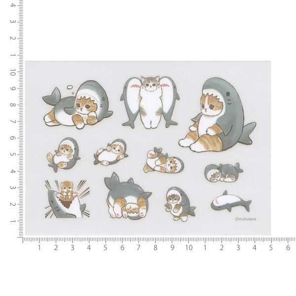 YESASIA: mofusand Fabric Sticker (Shark) - HASAGO - Lifestyle & Gifts ...