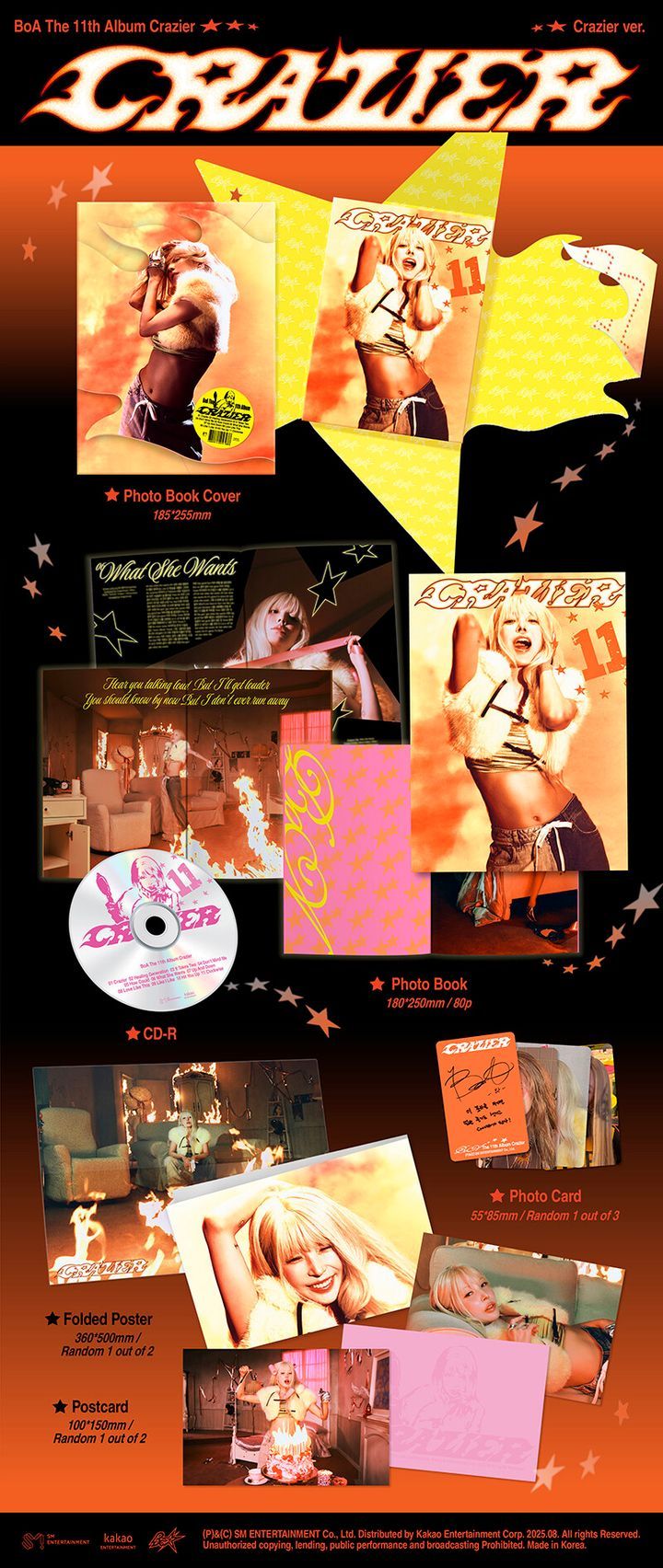 YESASIA: BoA Vol. 11 - Crazier (Crazier Version) Music - BoA, SM Entertainment - Korean Music ...