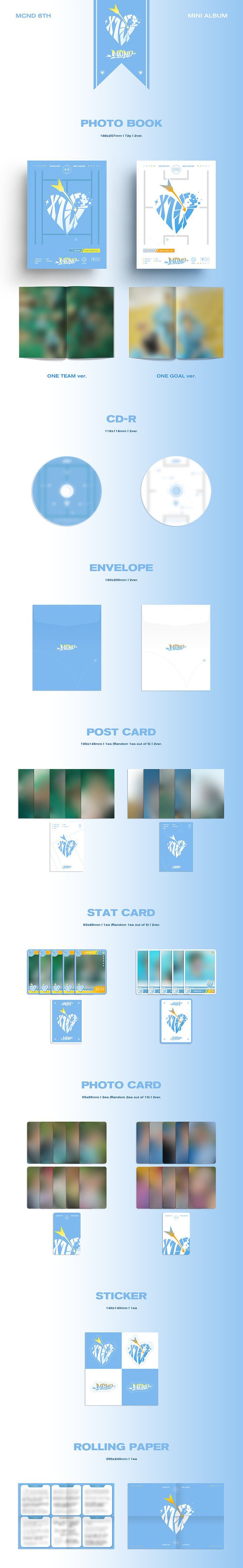 YESASIA: MCND Mini Album Vol. 6 - X10 (Set Version) CD - MCND, TOP ...