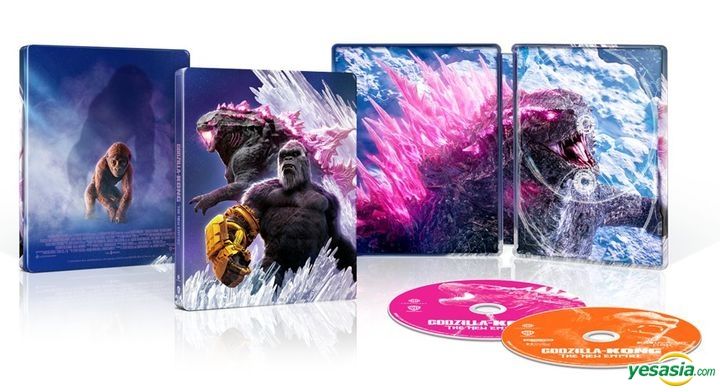 YESASIA: Godzilla x Kong: The New Empire (2024) (4K Ultra HD + Blu-ray) (Cover A) (Steelbook ...