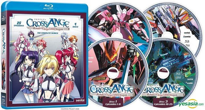 YESASIA: Cross Ange: Rondo of Angel and Dragon (Blu-ray) (Ep. 1-25 ...
