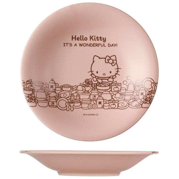 YESASIA: Hello Kitty Ceramic Plate 16cm - Skater - Lifestyle & Gifts ...