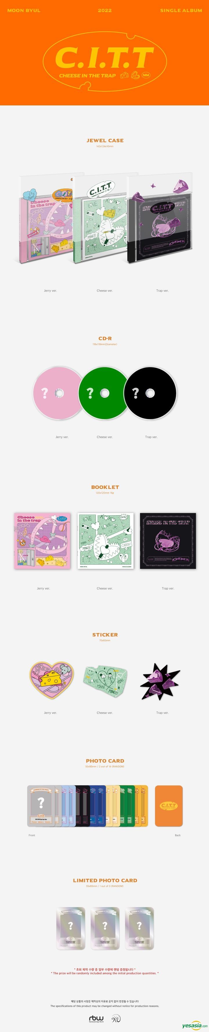 YESASIA: Moon Byul Single Album Vol. 2 - C.I.T.T (Cheese in the Trap ...