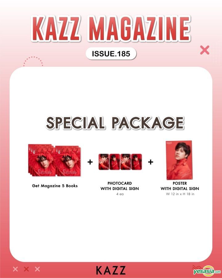 YESASIA: Thai Magazine: KAZZ Vol. 185 - Nanon Korapat (Special Package ...