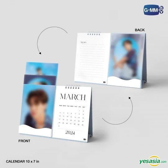 YESASIA: Perth Tanapon : Official Calendar 2024 CALENDAR,Celebrity ...