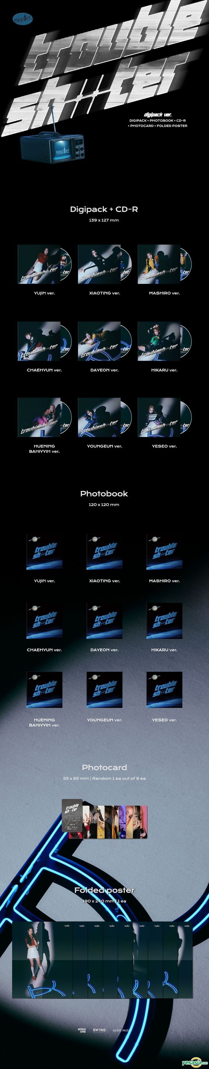 YESASIA : Kep1er Mini Album Vol. 3 - TROUBLESHOOTER (Digipack Version ...