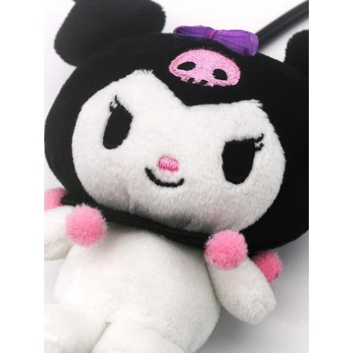 YESASIA: Kuromi Plush Toy with Carabiner - Nakajima Corp. - Lifestyle ...