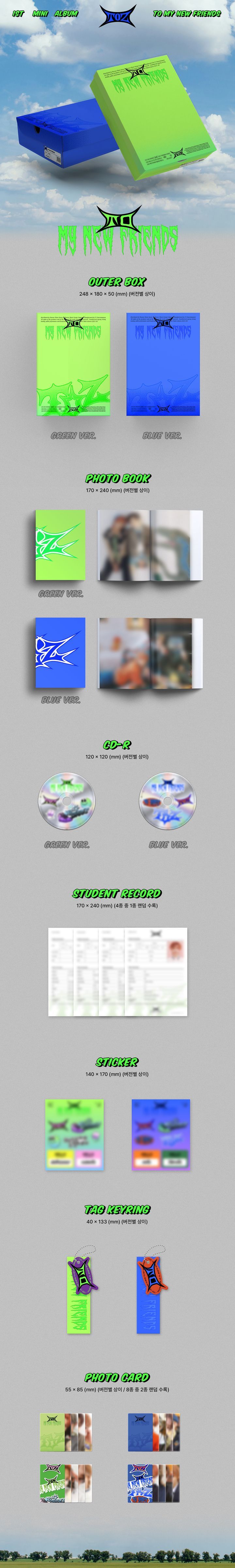 YESASIA : TOZ Mini Album Vol. 1 - TO my new friends (Set Version) 音樂 ...