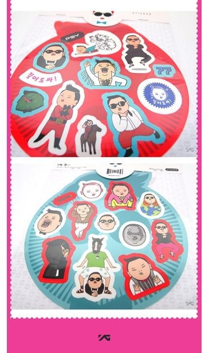 YESASIA: PSY - PSY Concert "Happening" Goods - Sticker Set (2pcs ...