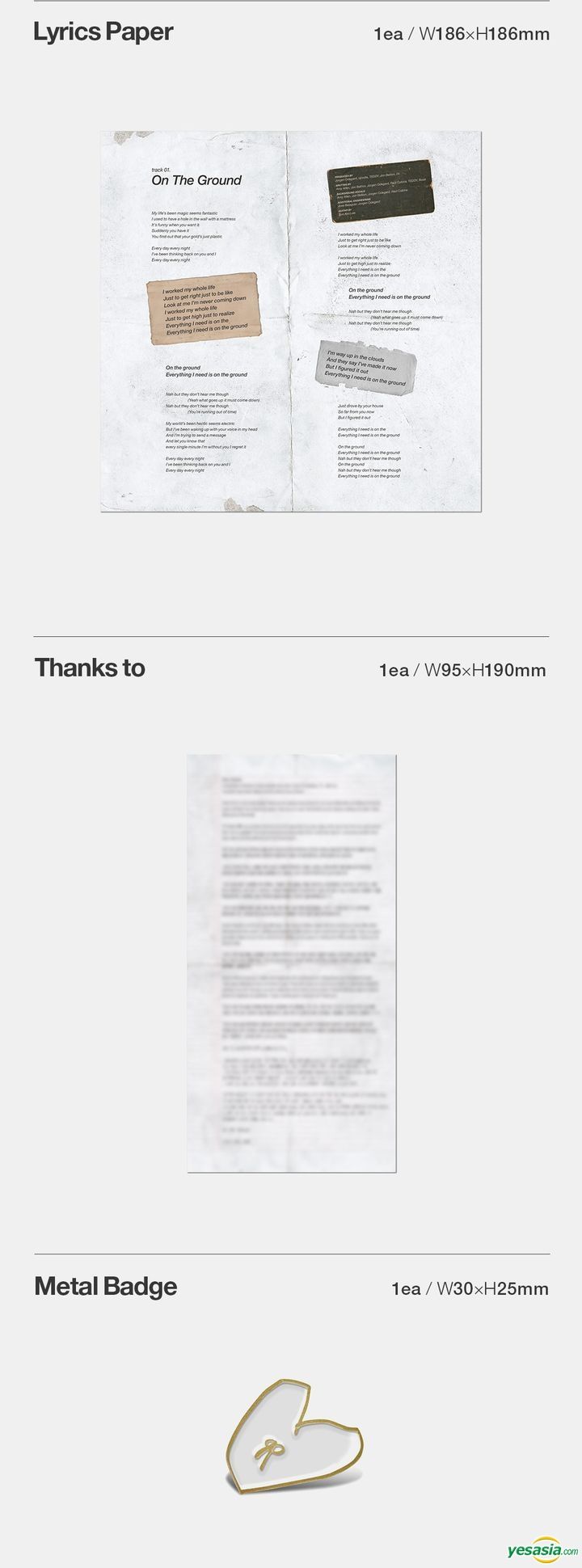 YESASIA: BLACKPINK : Rosé Single Album Vol. 1 - -R- (KiT Album) - Rosé ...