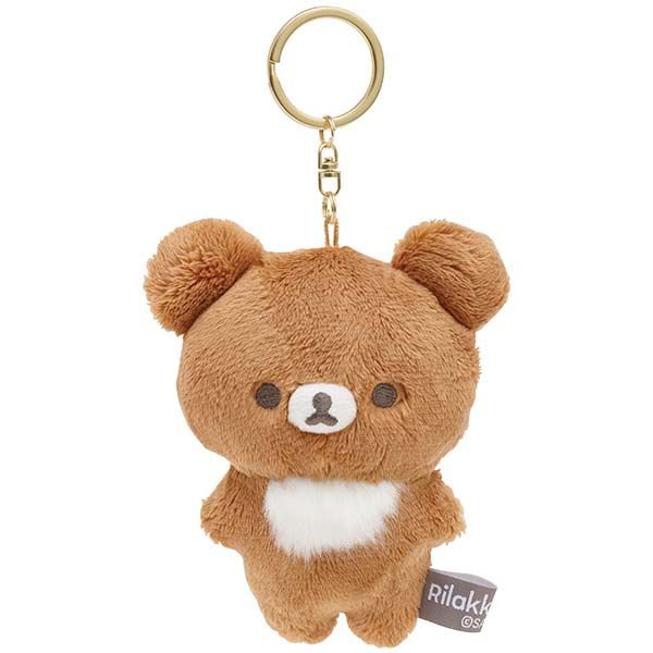 YESASIA: San-X Chairoikoguma Plush Toy with Key Holder - San-X ...