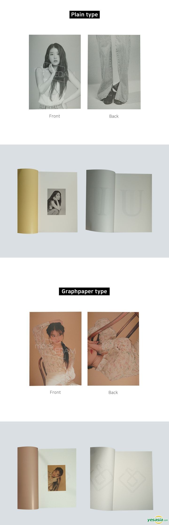 YESASIA: IU [April, 2020] Official Goods - Notebook Set GIFTS,Celebrity ...