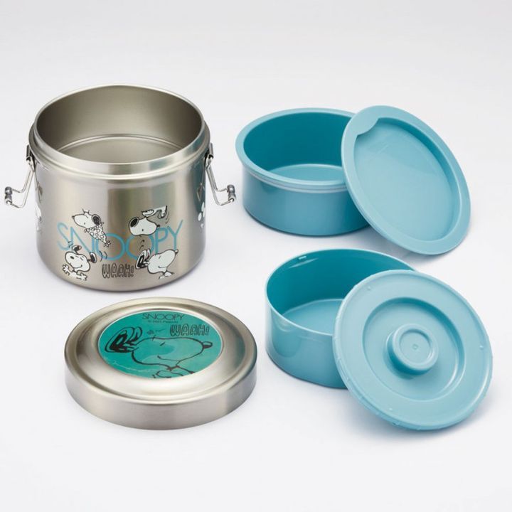 YESASIA: SNOOPY Stainless Round Lunch Box 640ml - Skater - Lifestyle & Gifts - Free Shipping ...