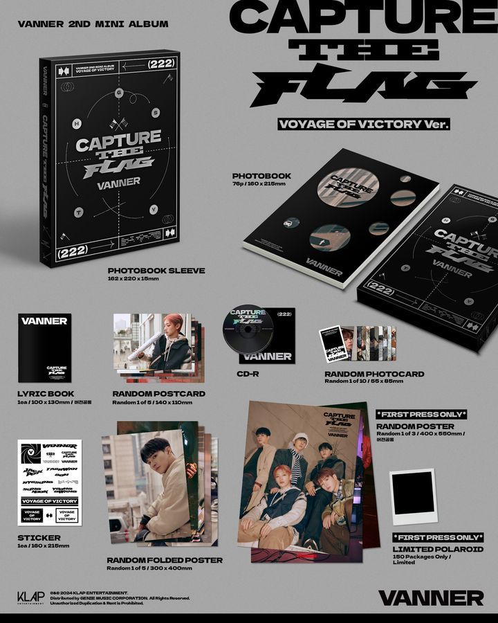 YESASIA: VANNER Mini Album Vol. 2 - CAPTURE THE FLAG (VOYAGE OF VICTORY ...