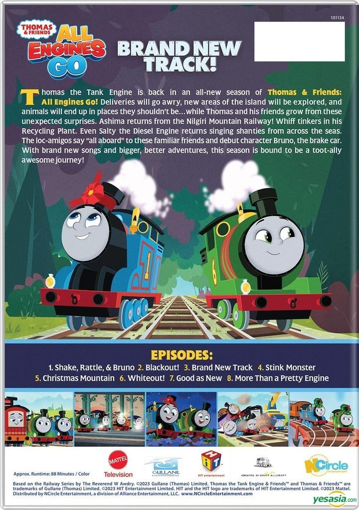 YESASIA : Thomas & Friends: All Engines Go! Brand New Track (DVD) (美國版 ...