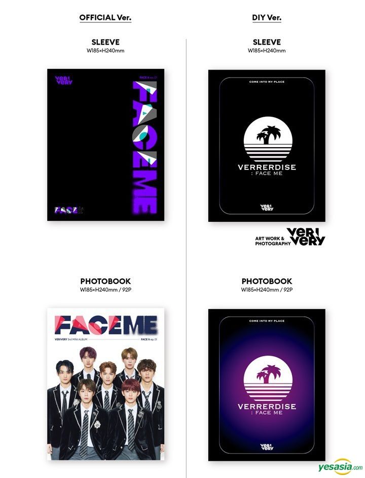 YESASIA: Image Gallery - VERIVERY Mini Album Vol. 3 - FACE ME (OFFICIAL ...